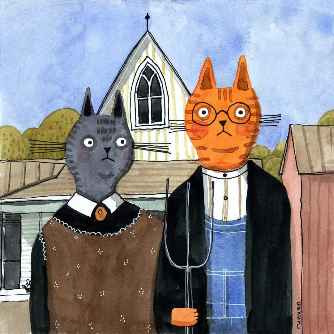 AMERICAT GOTHIC - Etsy