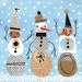 PAPER SNOW PEOPLE - Etsy