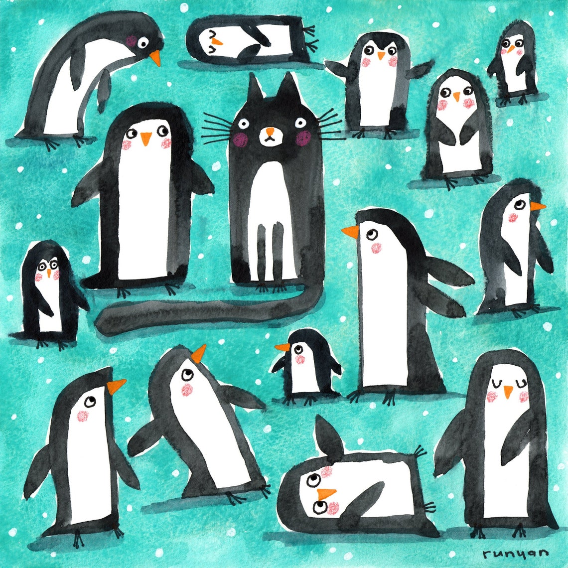 PENGUIN IMPOSTER - Etsy