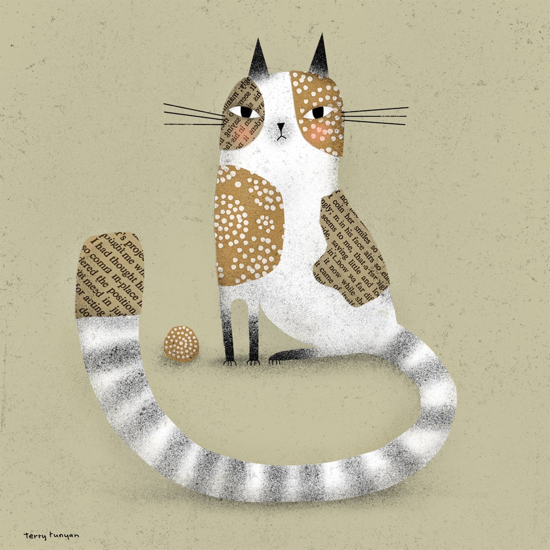 PATCHWORK CAT - Etsy