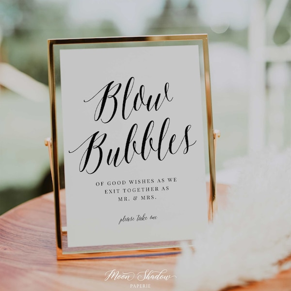 Wedding Bubble Sign - Etsy