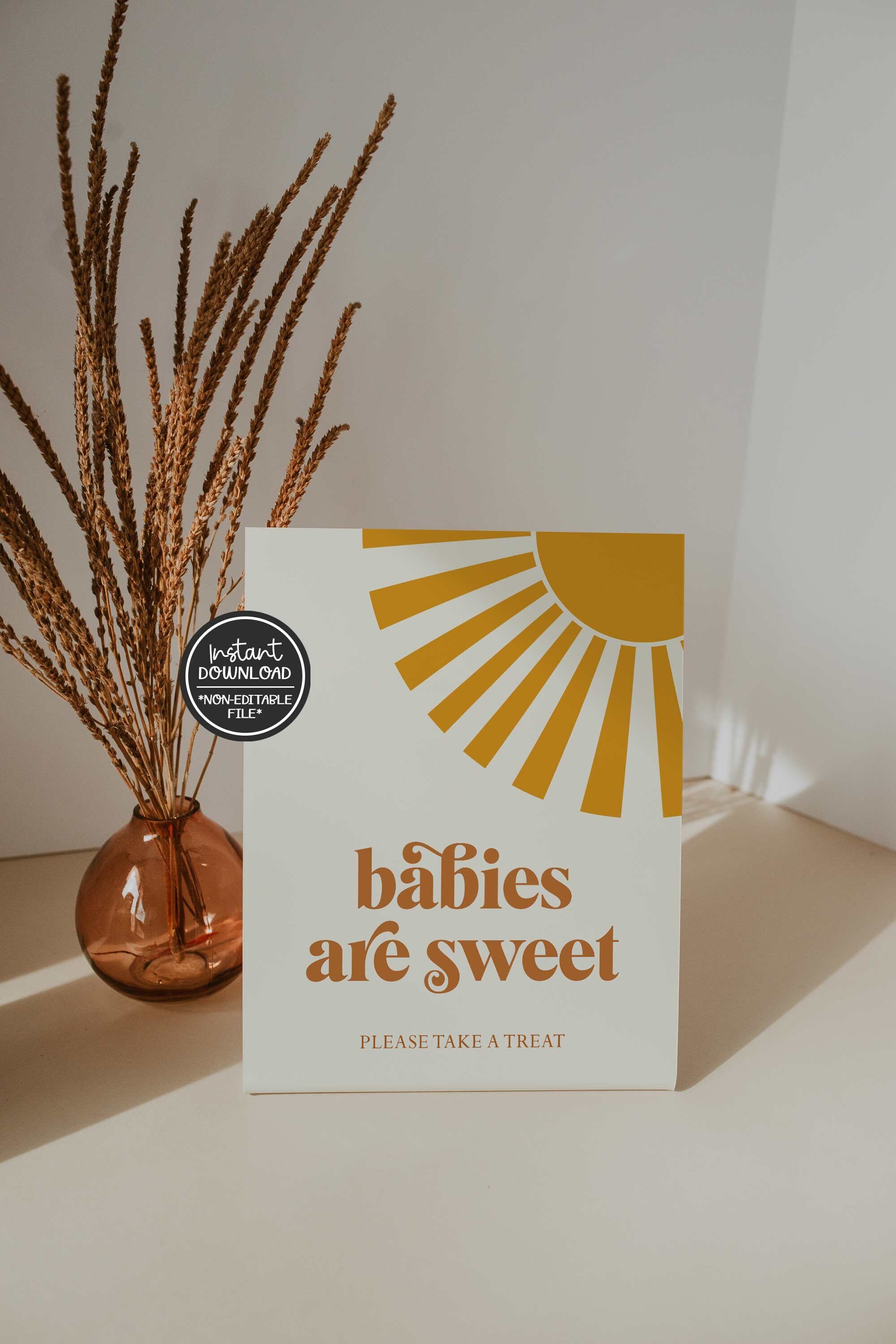 Printable Sun Babies Are Sweet Sign // Here Comes the Son, Sunshine ...