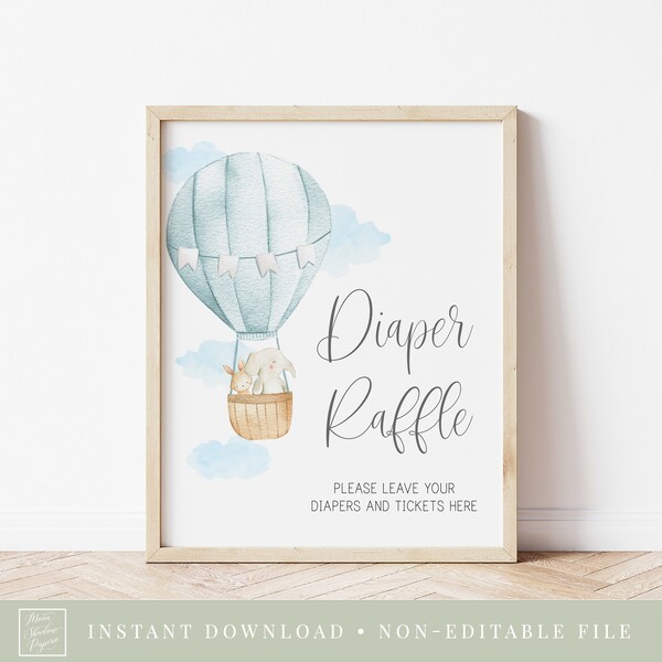 Diaper Hot Air Balloon - Etsy