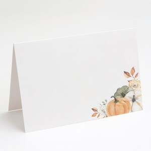 Diy food label cards table tent place cards // fall autumn | Etsy