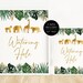 Watering Hole Sign // Jungle Baby Shower, Gold Foil, Jungle Theme ...