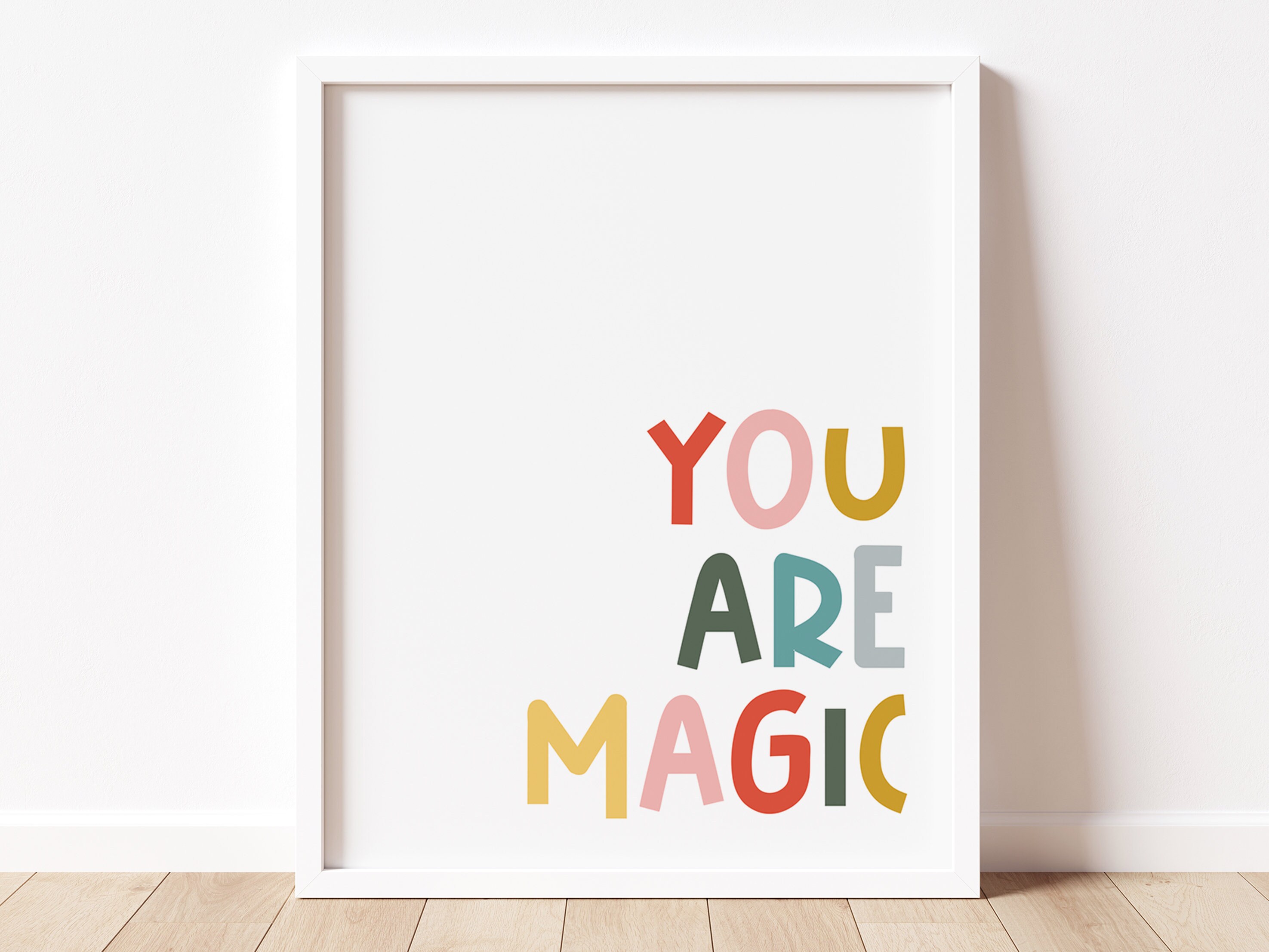 You are magic nursery wall print // printable kids wall art | Etsy