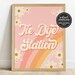 Tie Dye Station Sign // Groovy Birthday Party, Two Groovy, Retro ...