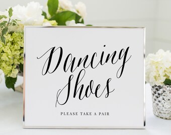 Dancing Shoes Sign | Etsy