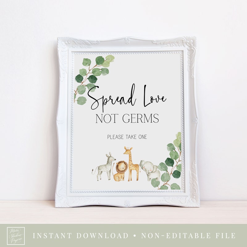 Spread Love Not Germ - Etsy