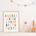 Alphabet Abc Nursery Wall Print // Printable Kids Wall Art, Wall Print ...