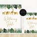 Watering Hole Sign // Jungle Baby Shower, Gold Foil, Jungle Theme ...