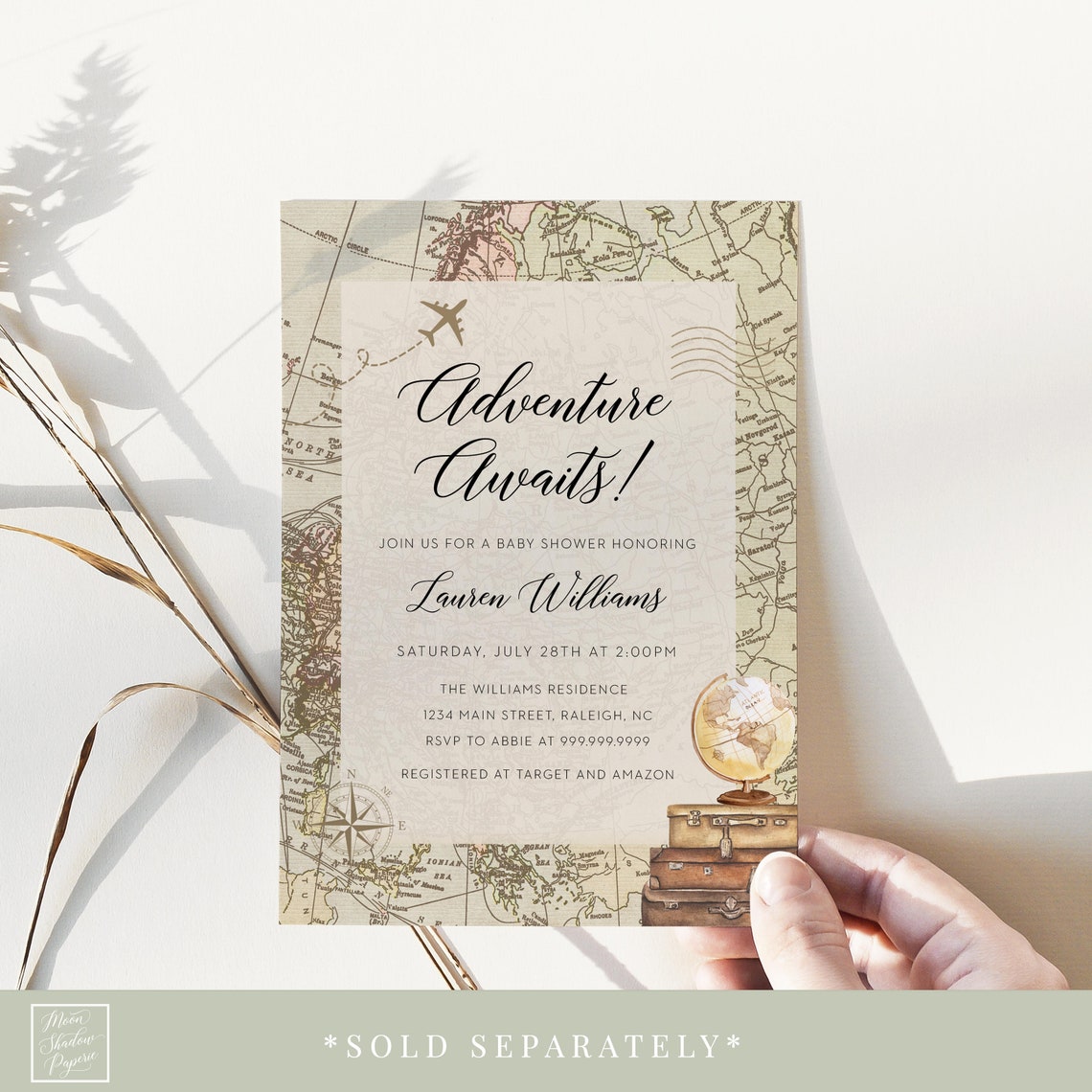 Diaper Raffle Sign // Travel Baby Shower Luggage Suitcase - Etsy