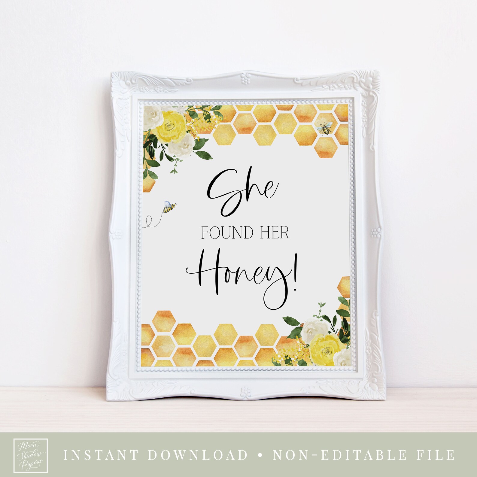She Found Her Honey Sign // Bee Bridal Shower Bee Theme - Etsy Canada