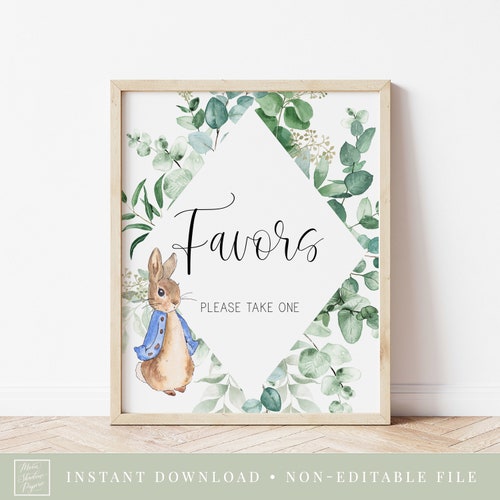 Peter Rabbit Baby Shower Banner Some Bunny Baby Shower - Etsy