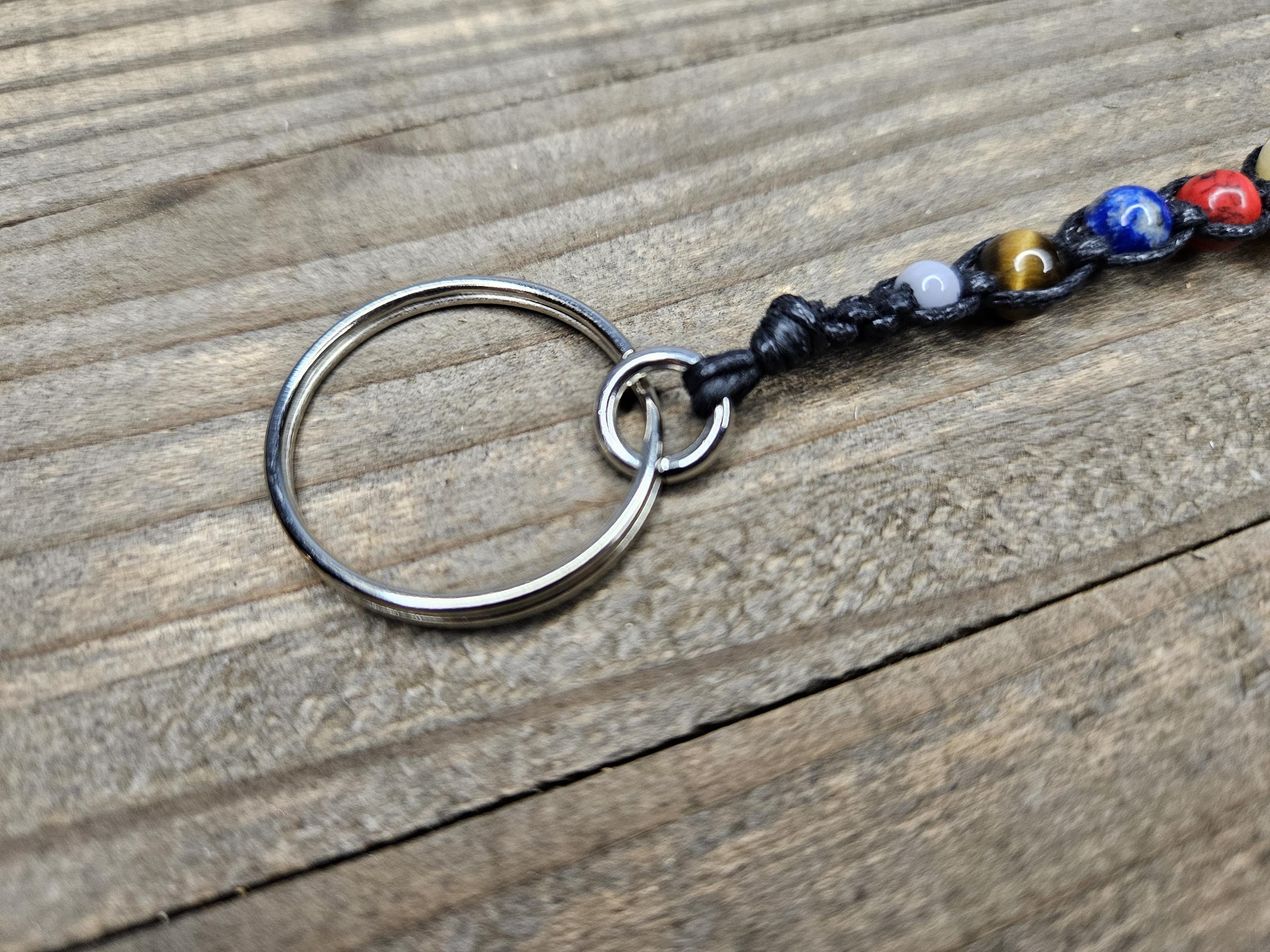 Solar System Key Ring Keychain, #77, Keychain, Beaded Keychain, Outer ...
