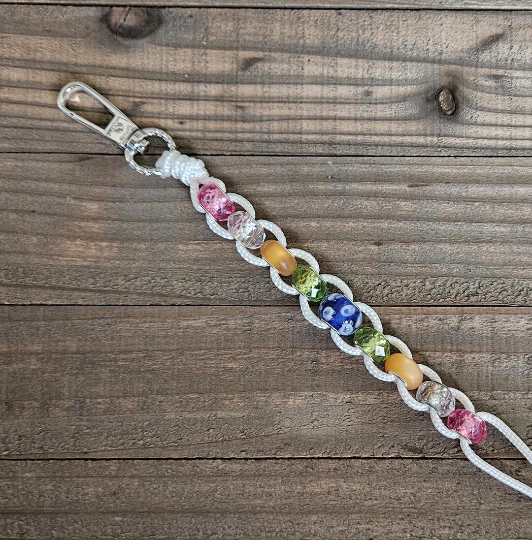 Golf Stroke Counter, #1, Beaded Golf Counter, White Nylon Cord, Golf ...