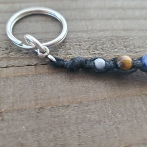 Solar System Key Ring Keychain, #77, Keychain, Beaded Keychain, Outer ...