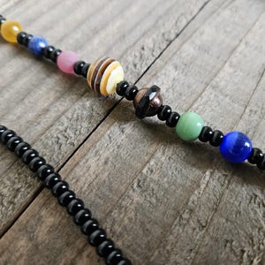 Solar System Eyeglass Chain, #58, Beaded Eyeglass Chain, Solar System ...