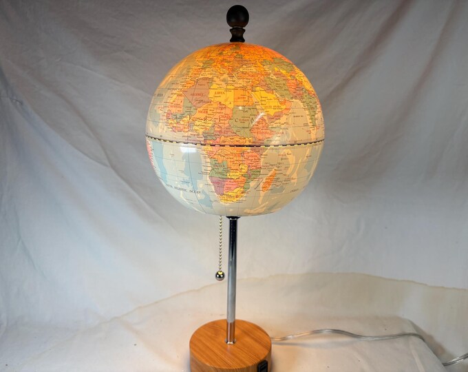 World Globe Lamp, Desk Lamp, Globe Lamp, World Globe, Translucent Globe ...