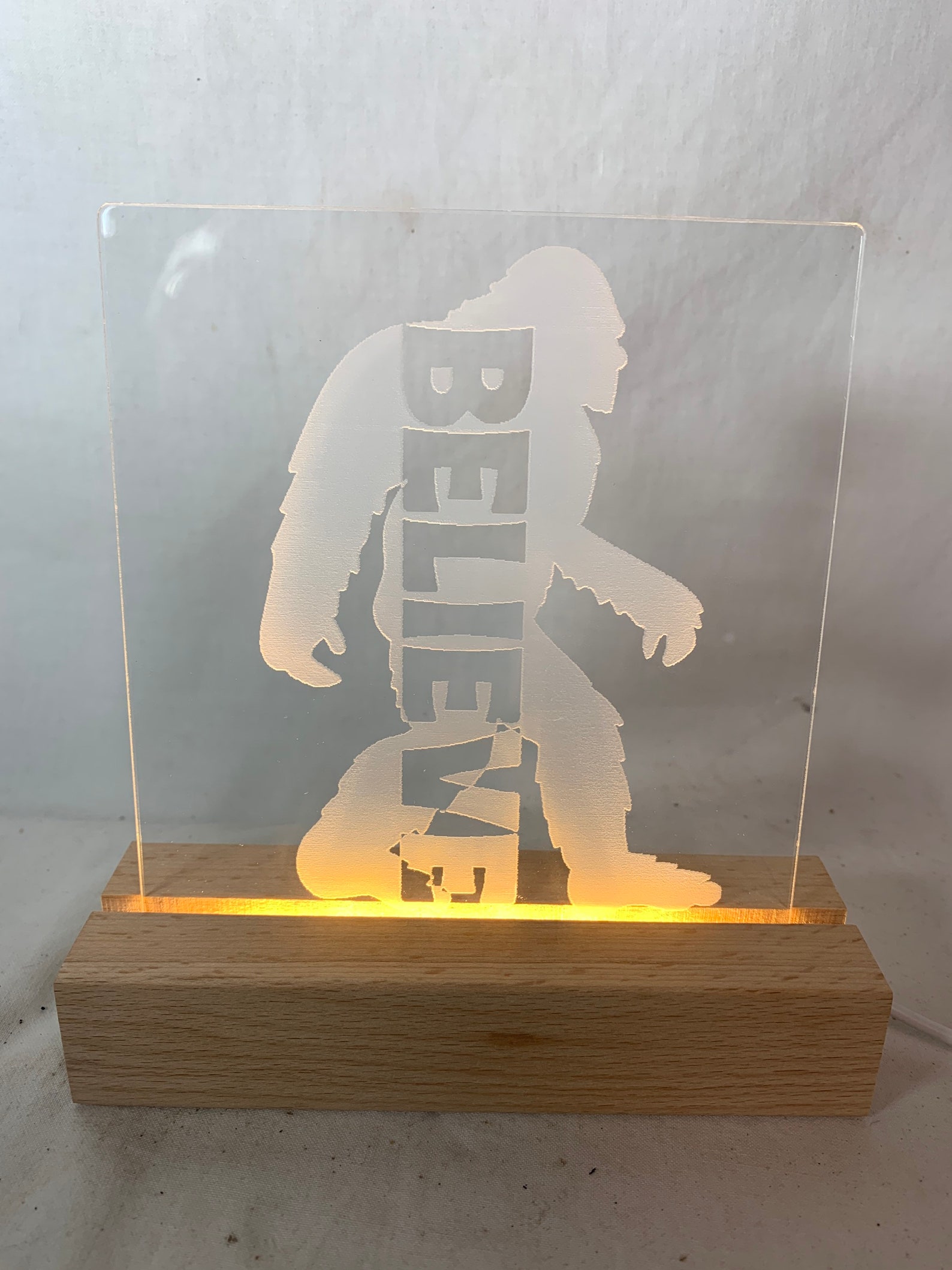 Bigfoot Lamp, Yeti, Sasquatch Lamp, Squatch, Bigfoot Decor - Etsy
