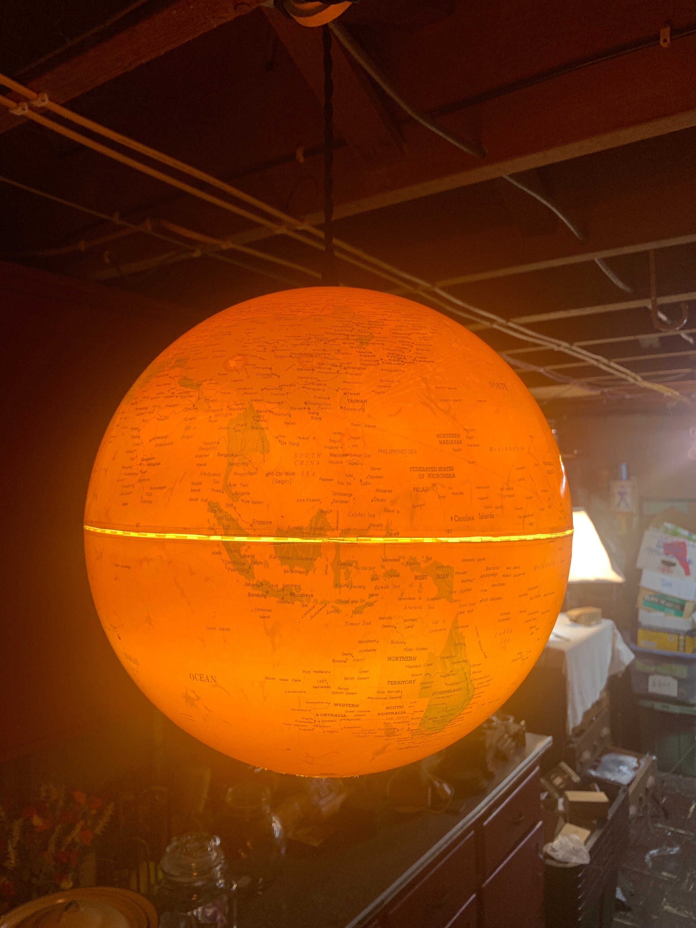 World Globe Pendant Lamp Translucent Globe Lamp World Globe - Etsy