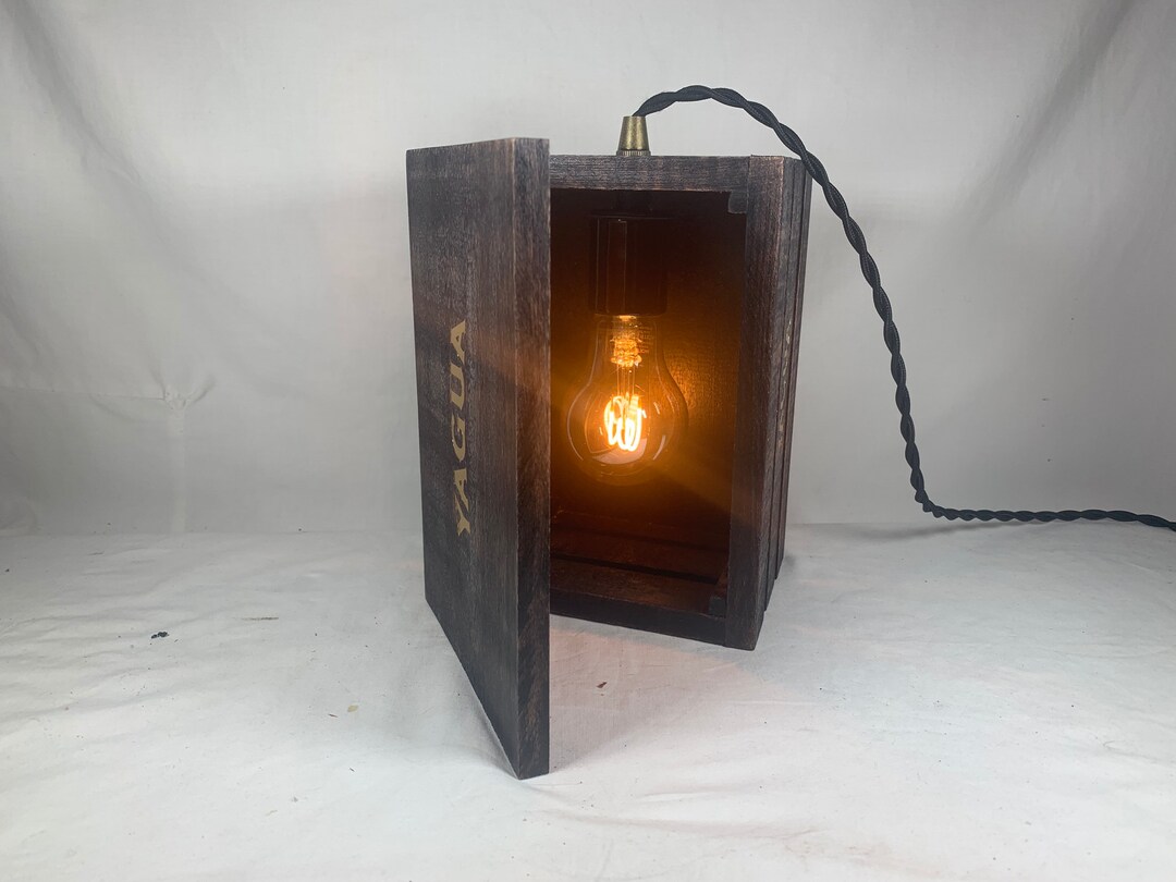 Cigar Box Lamp Desk Lamp Cigar Box Man Cave Lamp Steampunk - Etsy