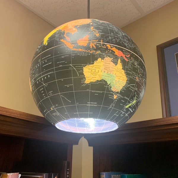 Globe Light - Etsy