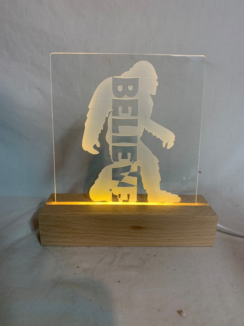 Bigfoot Lamp, Yeti, Sasquatch Lamp, Squatch, Bigfoot Decor - Etsy