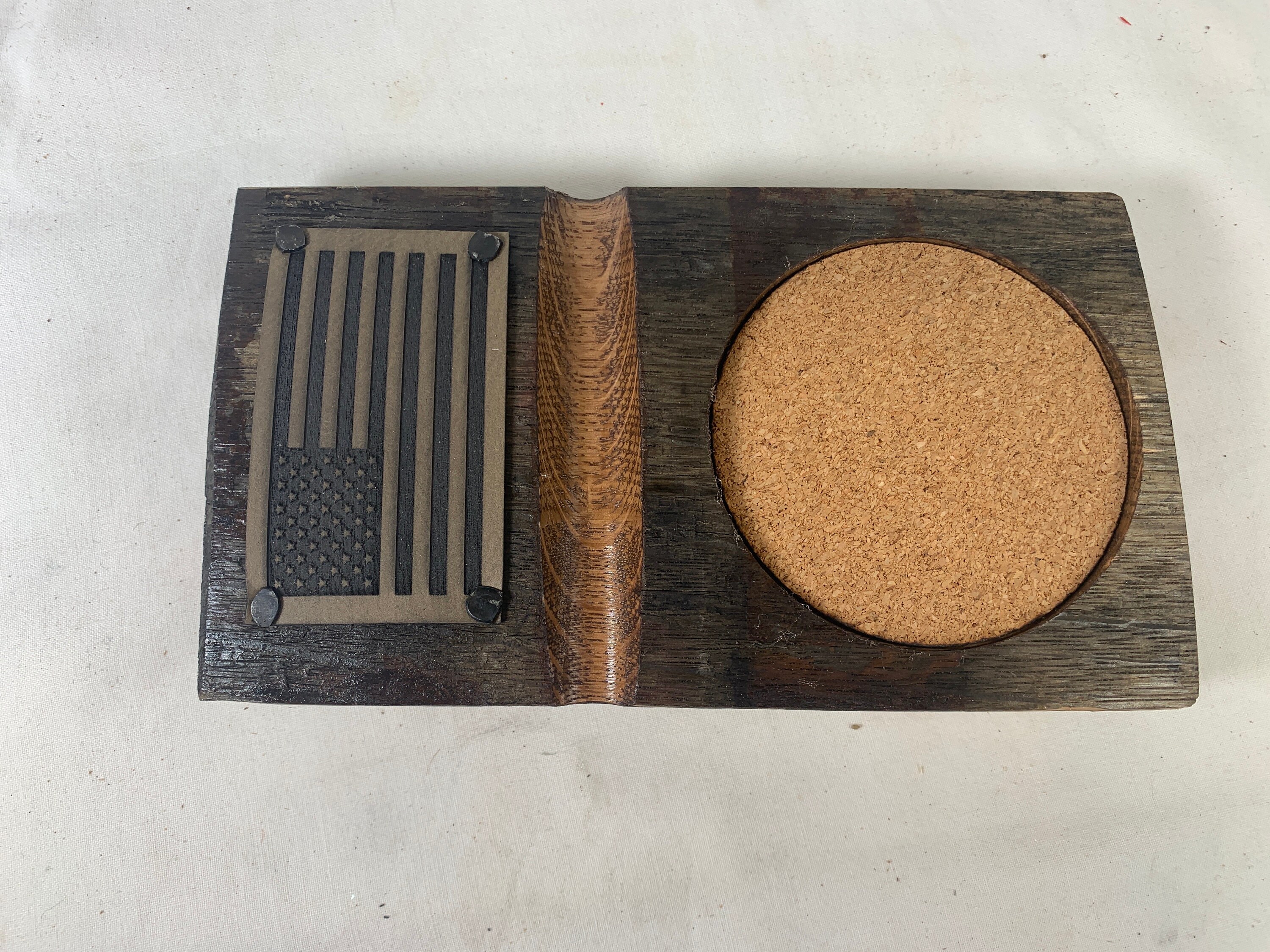 Barrel Stave Cigar Butler With Leather Accent Barrel Staves - Etsy