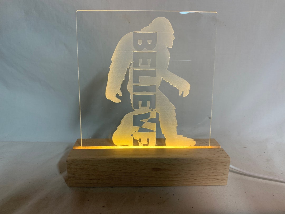 Bigfoot Lamp, Yeti, Sasquatch Lamp, Squatch, Bigfoot Decor - Etsy