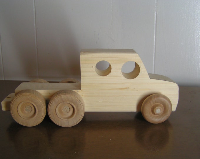WOODEN DUALLY TRUCK - Etsy