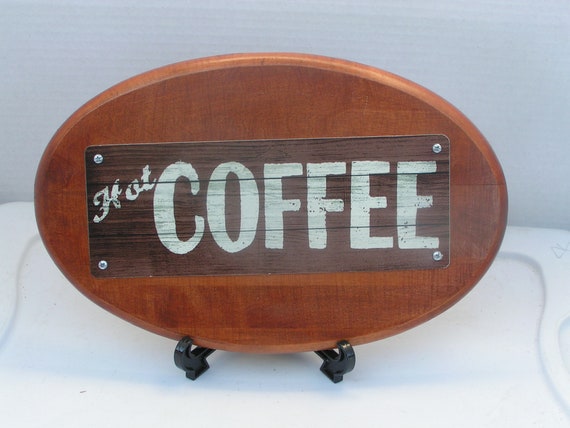 HOT COFFEE SIGN | Etsy