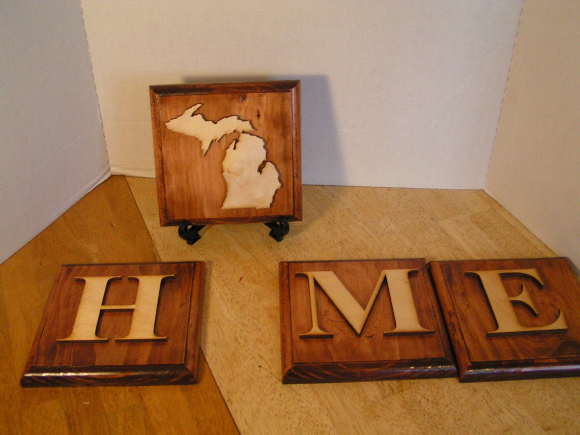 MICHIGAN HOME SIGN - Etsy