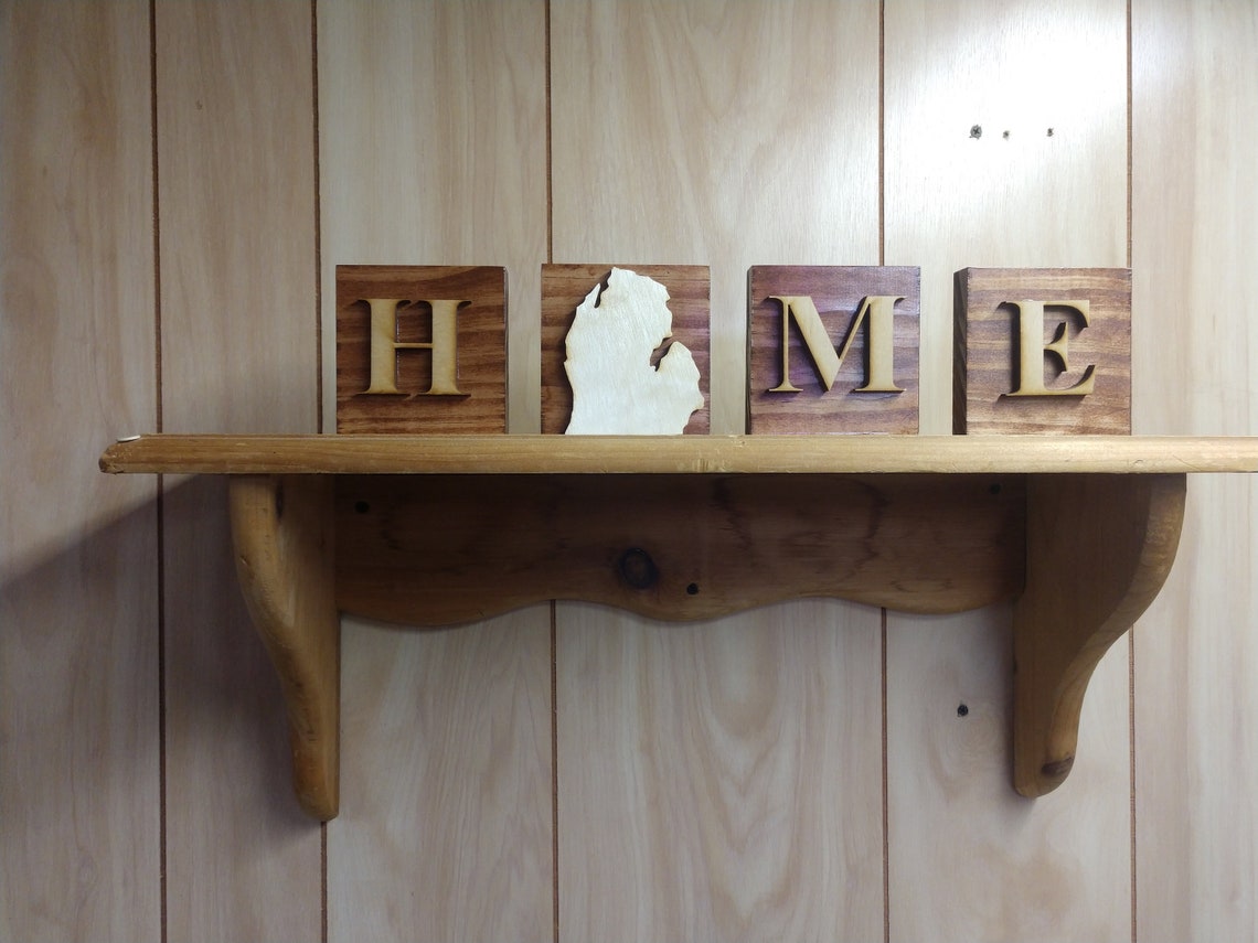 MICHIGAN HOME SIGN - Etsy