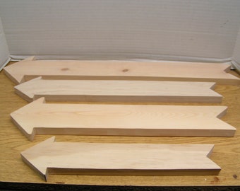 Blank Wooden Arrow Signs - Etsy