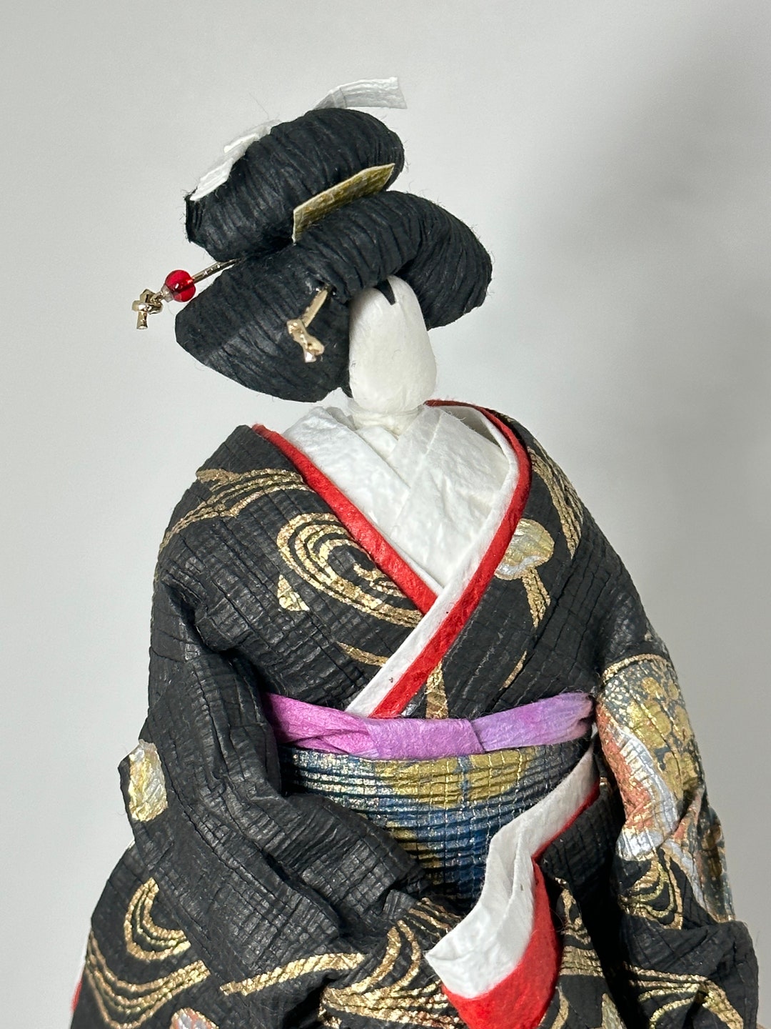 Japanese Washi Paper Doll, Geisha,geisha Girl - Etsy