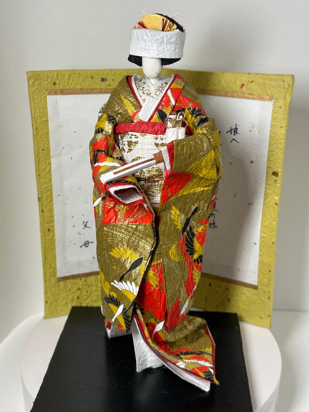 Japanese Washi Paper Doll, Japanese Bride - Etsy