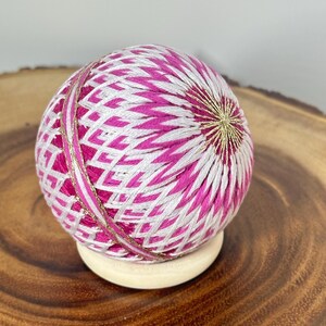 Temari Ball, Valentine Ornament, Celebration,original Design, With ...