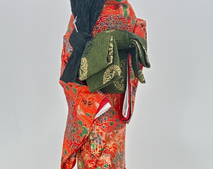 Japanese Washi Paper Doll – “mikaeri Bijin” Inspired Kimono Figurine ...