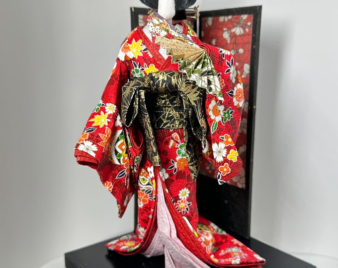 Japanese Washi Paper Doll, Oiran - Etsy