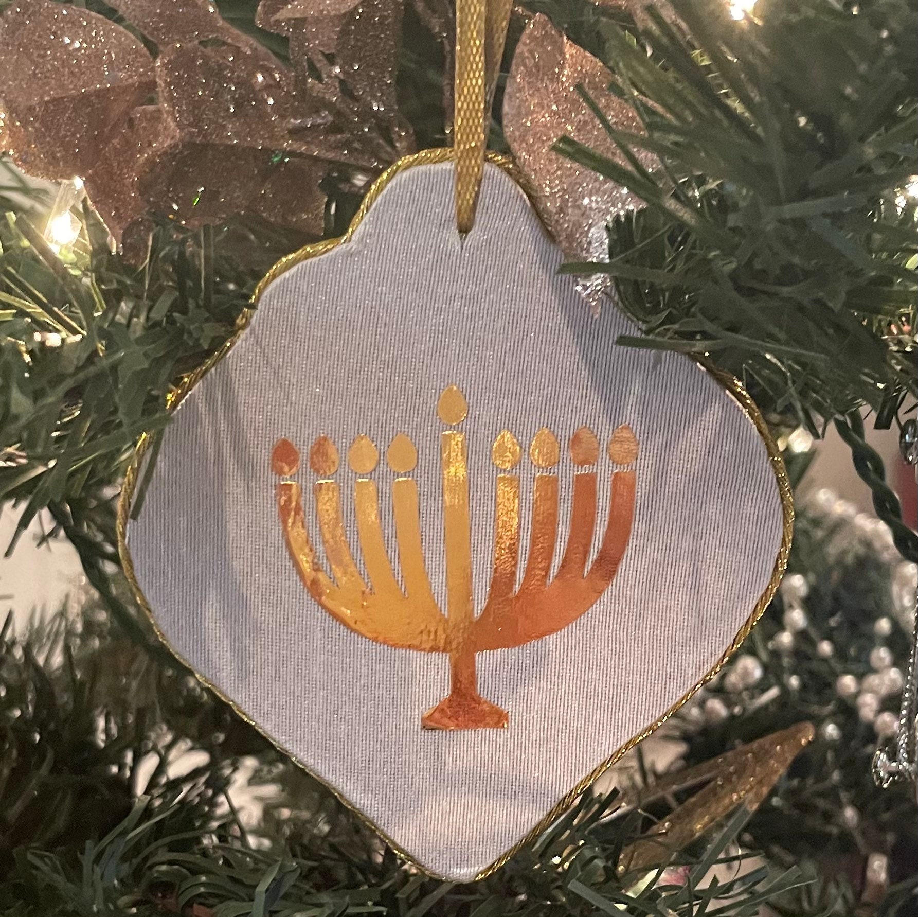 Star of David Tree Topper Jewish - Etsy