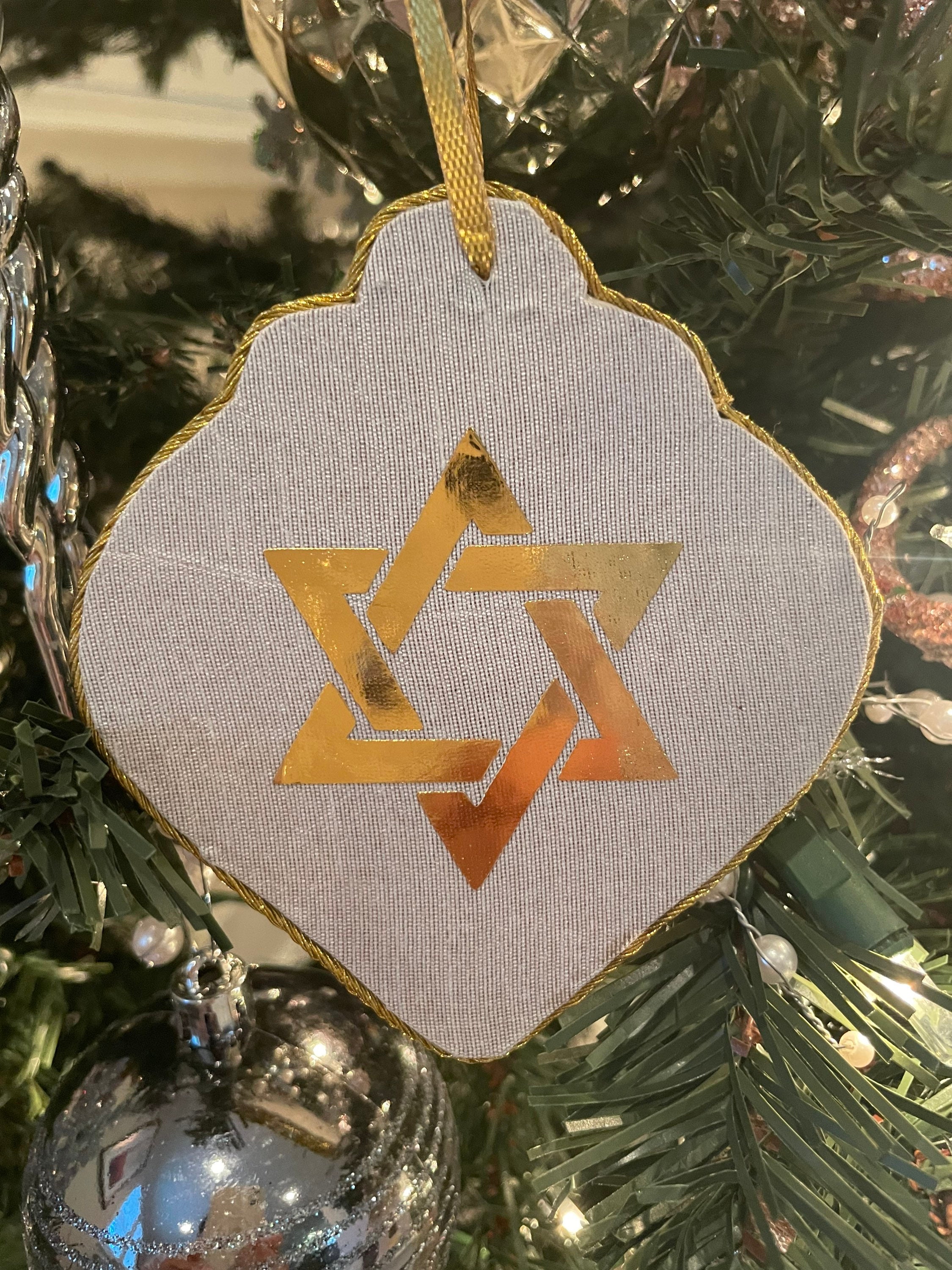 Star of David Tree Topper Jewish - Etsy