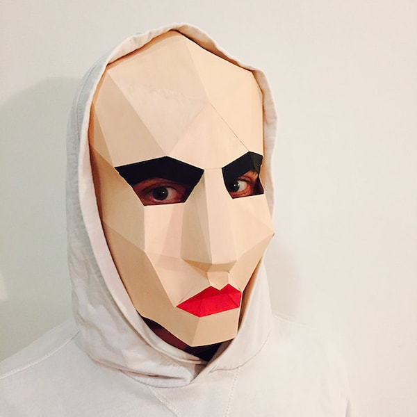 Papercraft Devil Mask - Etsy