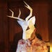 Make Your Deer Mask From Paper, PDF Pattern Mask, Polygon Face DIY ...