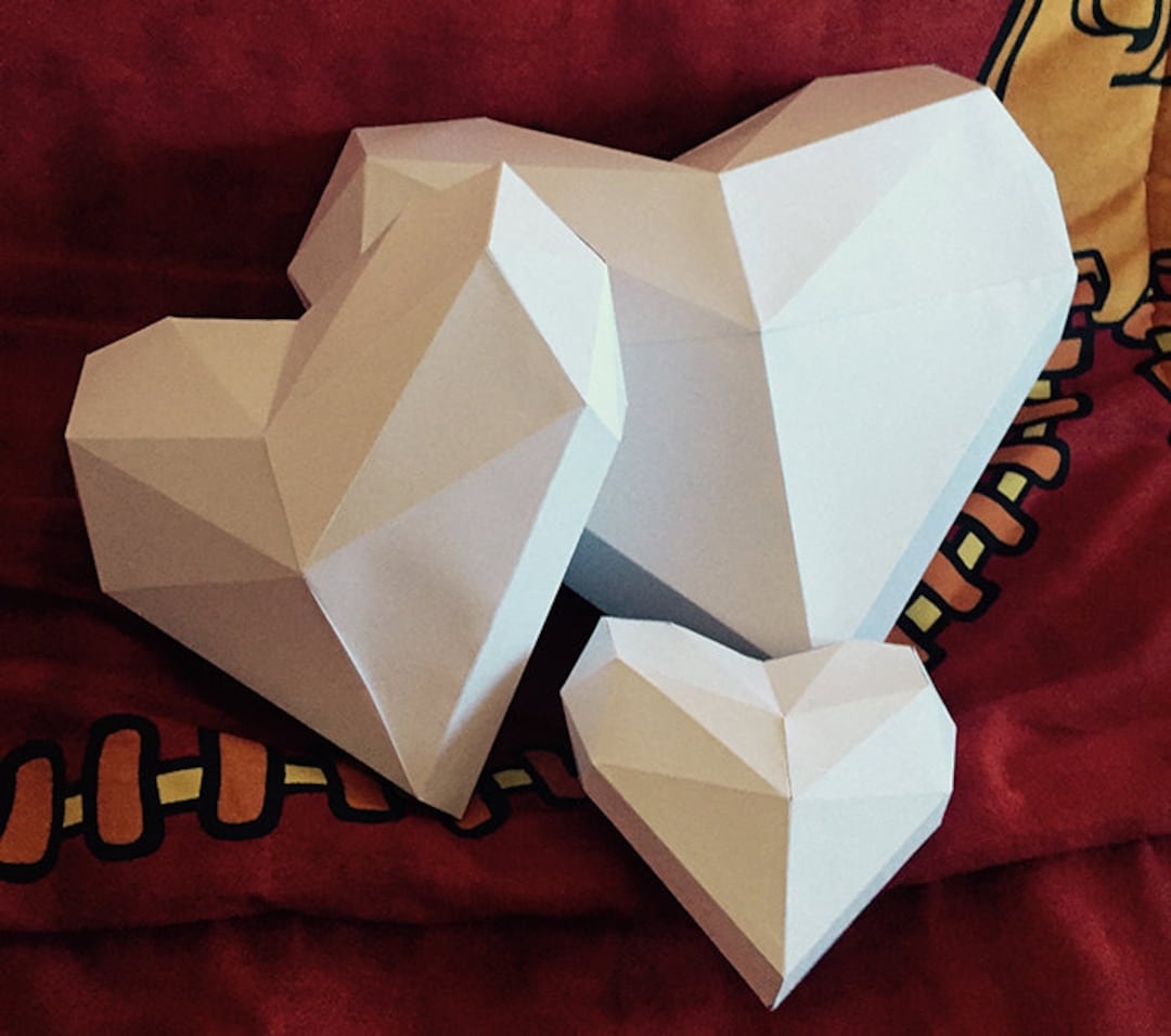 3d Heart Origami Diagram