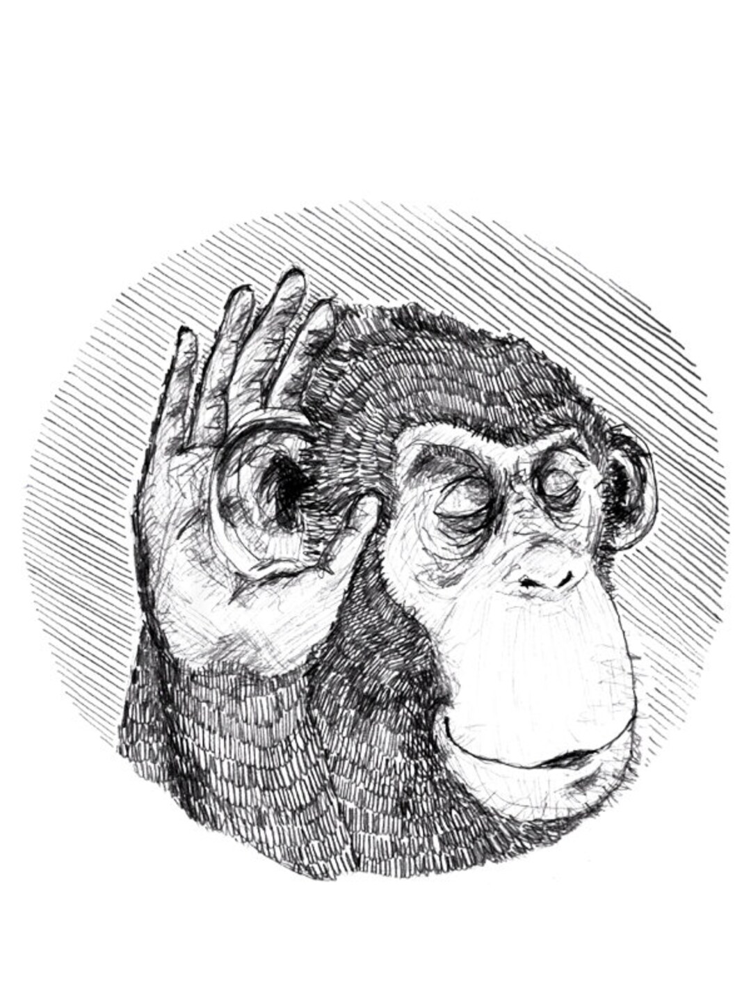 Includes 2 Tattoos: Temporary Monkey Handdrawn, Tattoo, Temporary ...