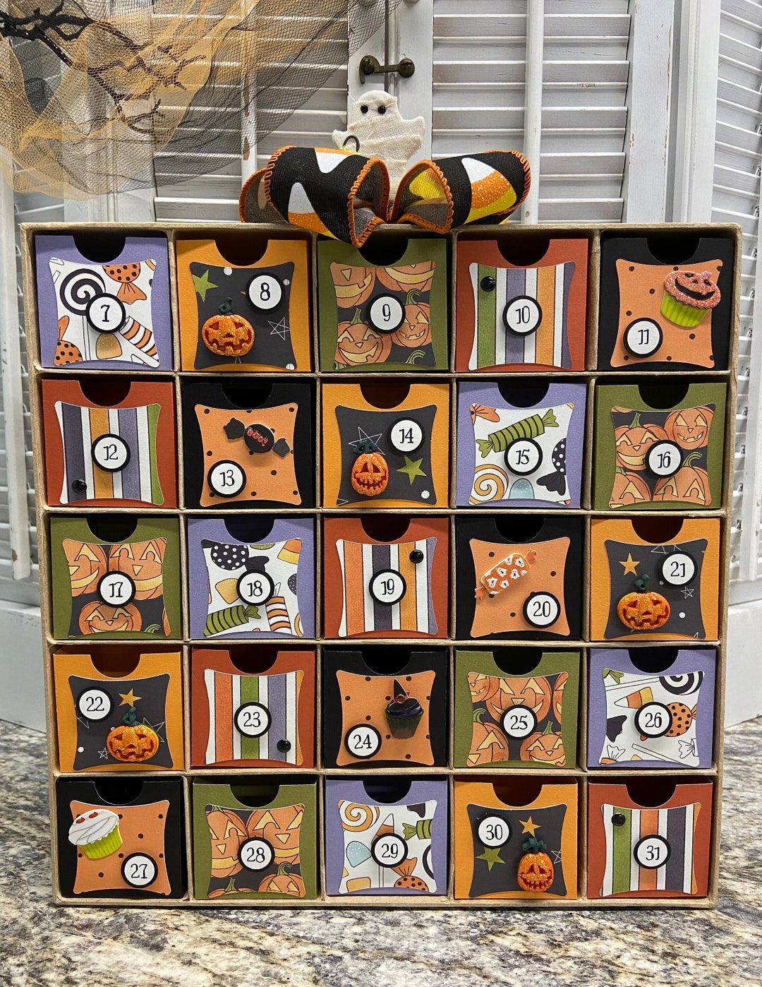 Got Candy Halloween Countdown Calendar Large - Etsy