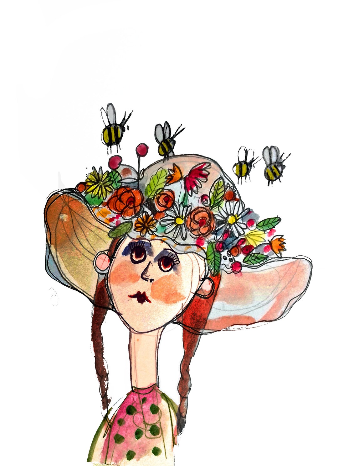 Original Art Cards, Pen and Ink Drawings, Frameable Cards, Original ...