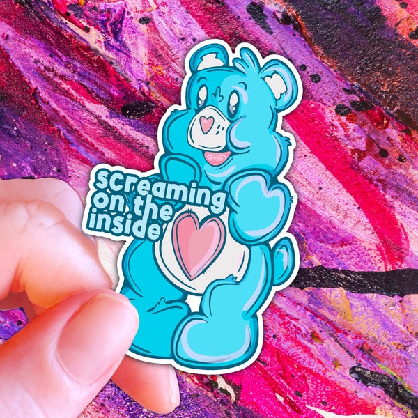 Adult Care Bear Stickers - Etsy