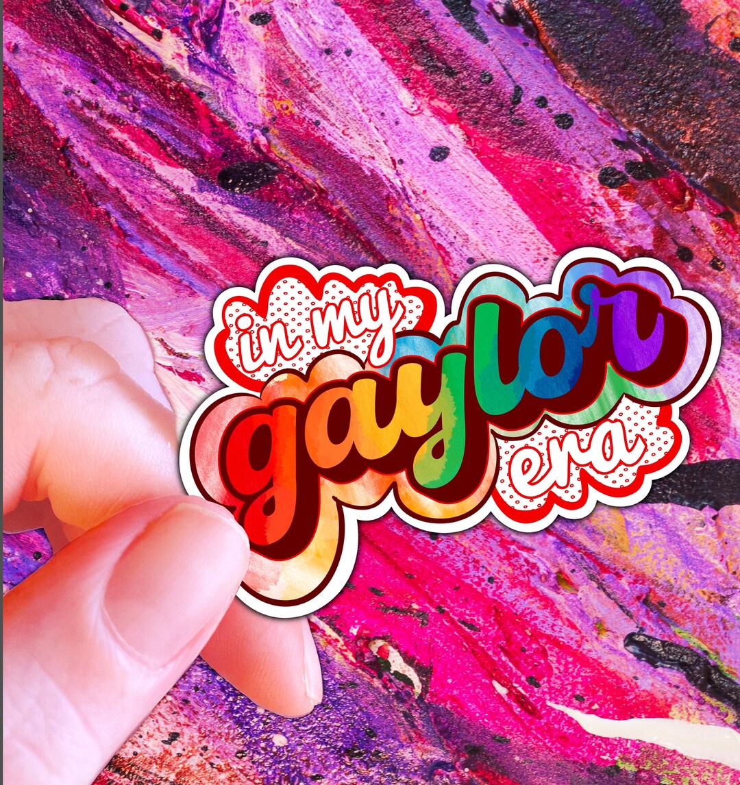 In My Gaylor Era Taylor Swift Sticker Pride Sticker - Etsy